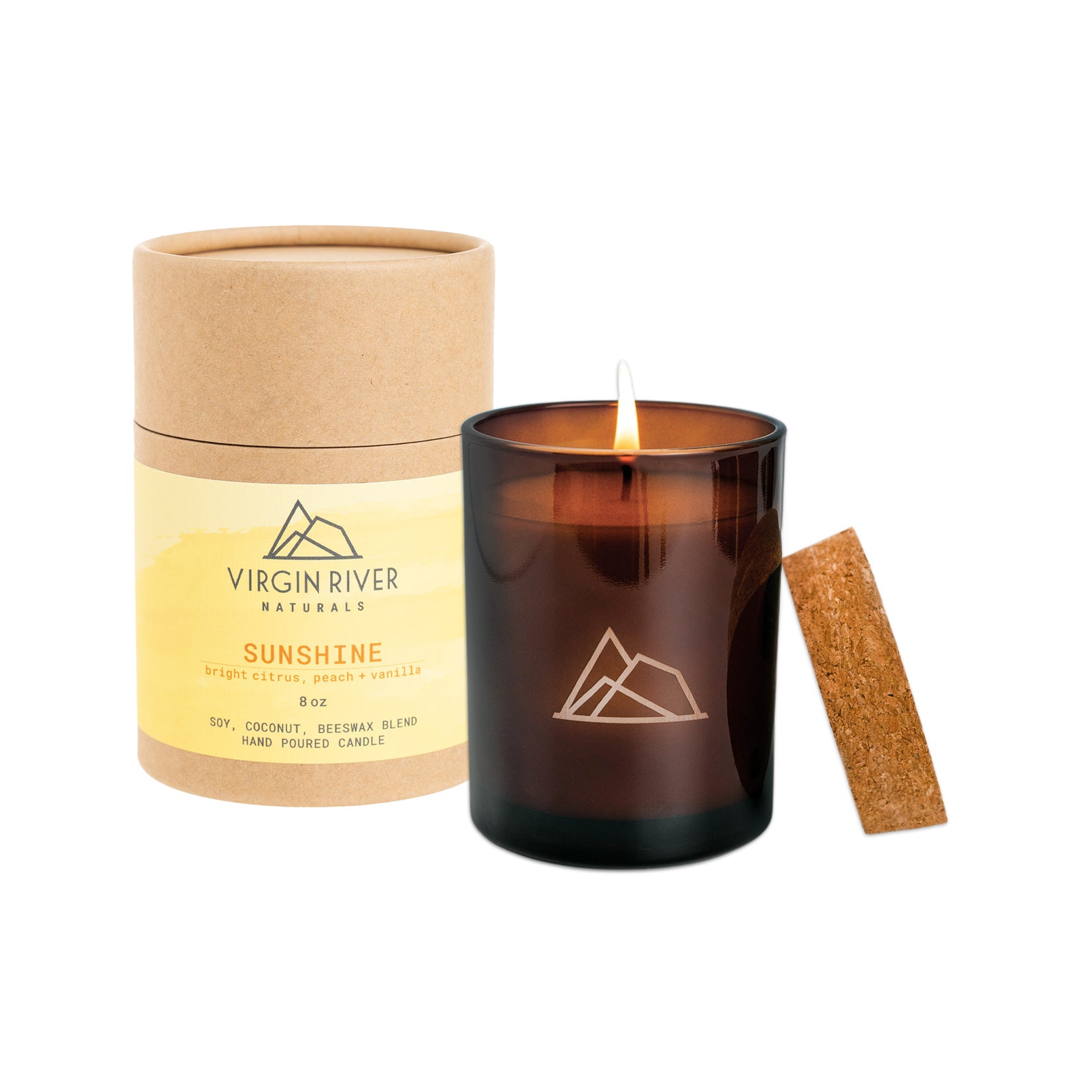 Sunshine Candle | Orange Vanilla & Peach Scented Candle | Virgin River ...