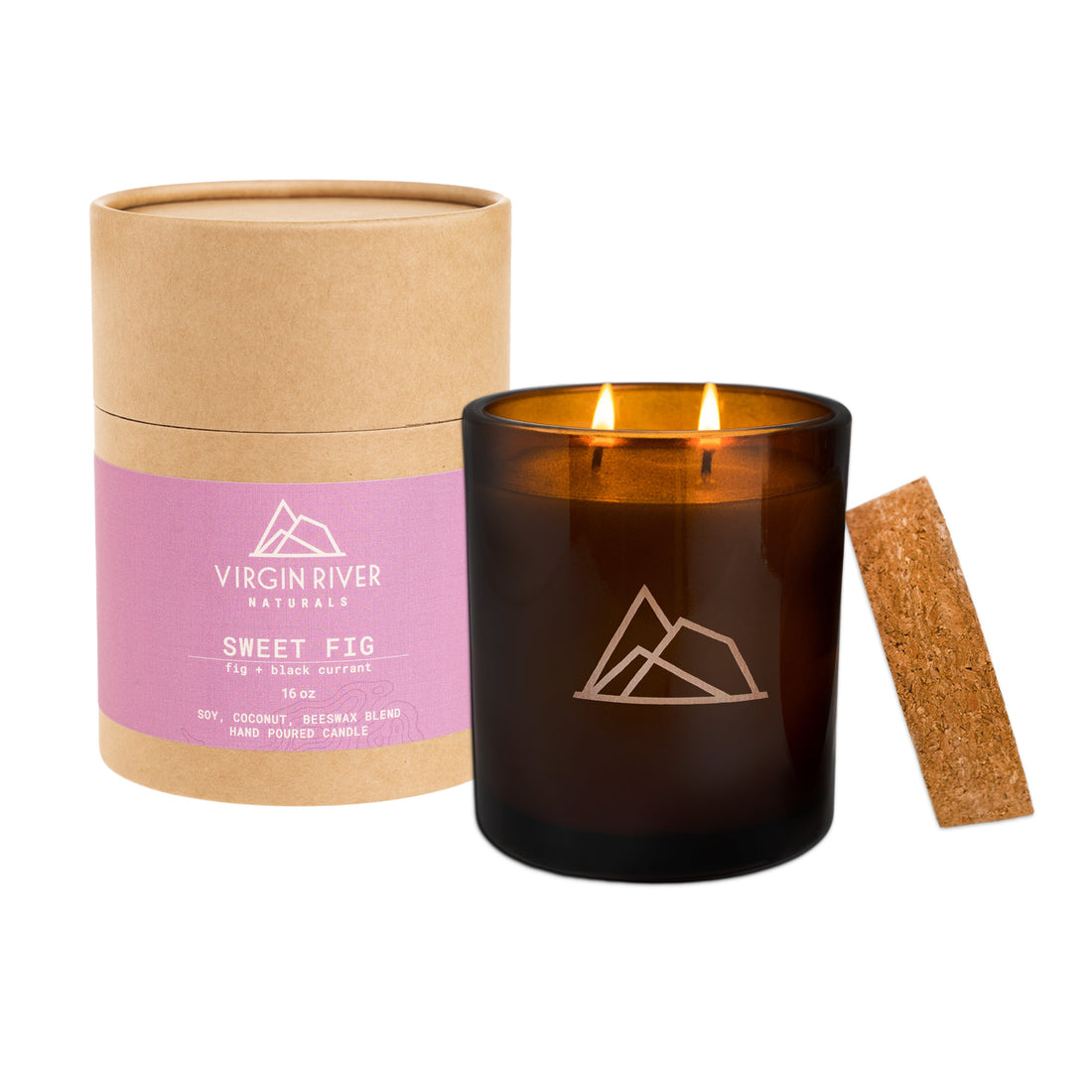 SWEET FIG 16oz Glass Jar Candle – Virgin River Naturals